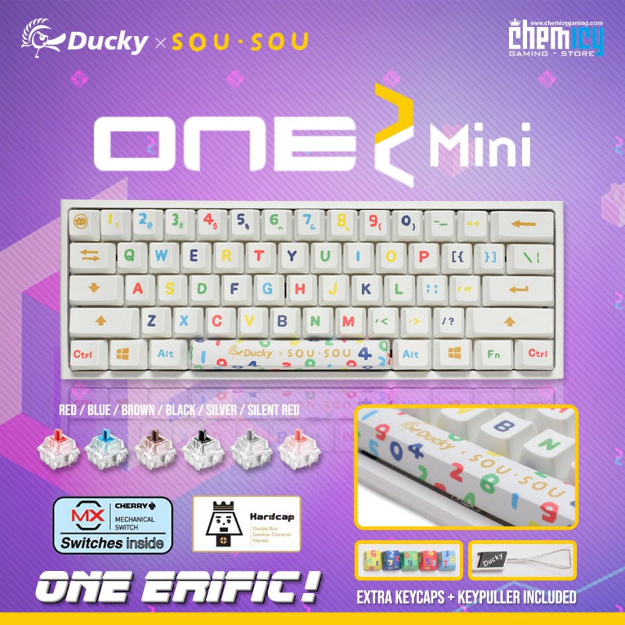 Ducky X Sou Sou One 2 Mini RGB Mechanical Gaming Keyboard | Shopee Malaysia