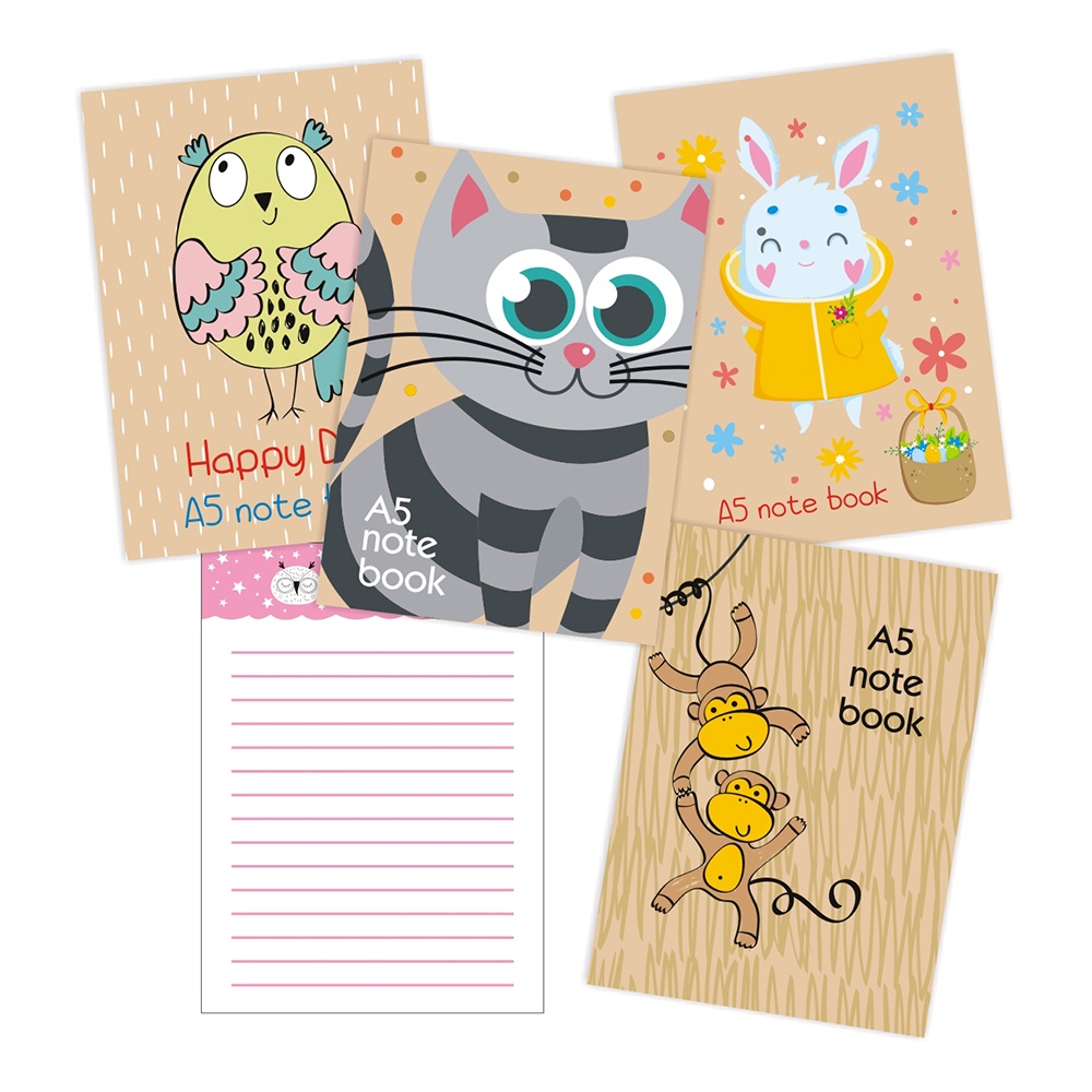 LABUBU / TOGETHER FANCY CARTOON NOTE BOOK A5 (NB-A5-545) | Shopee Malaysia