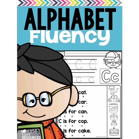243- Alphabet Letter Fluency for Preschooler worksheet PDF | Shopee ...