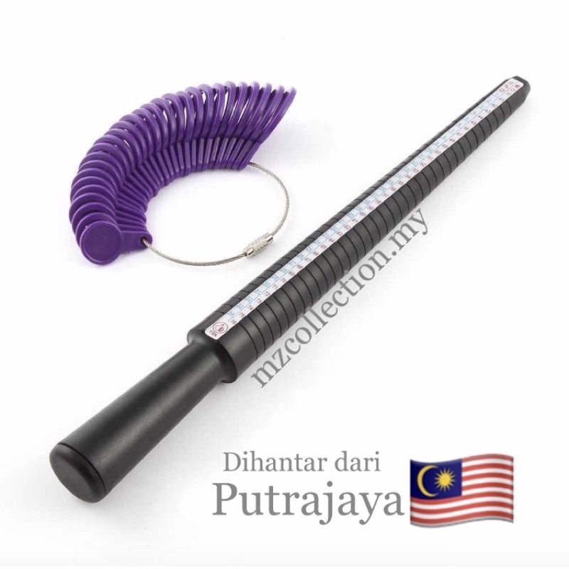 Ring Sizer Pengukur Saiz Jari/Finger Ring Sizing Measurement / Alat ...