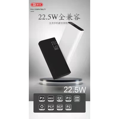 BYZ Bi-Directional Fast Charging Power Bank- W27 | Shopee Malaysia