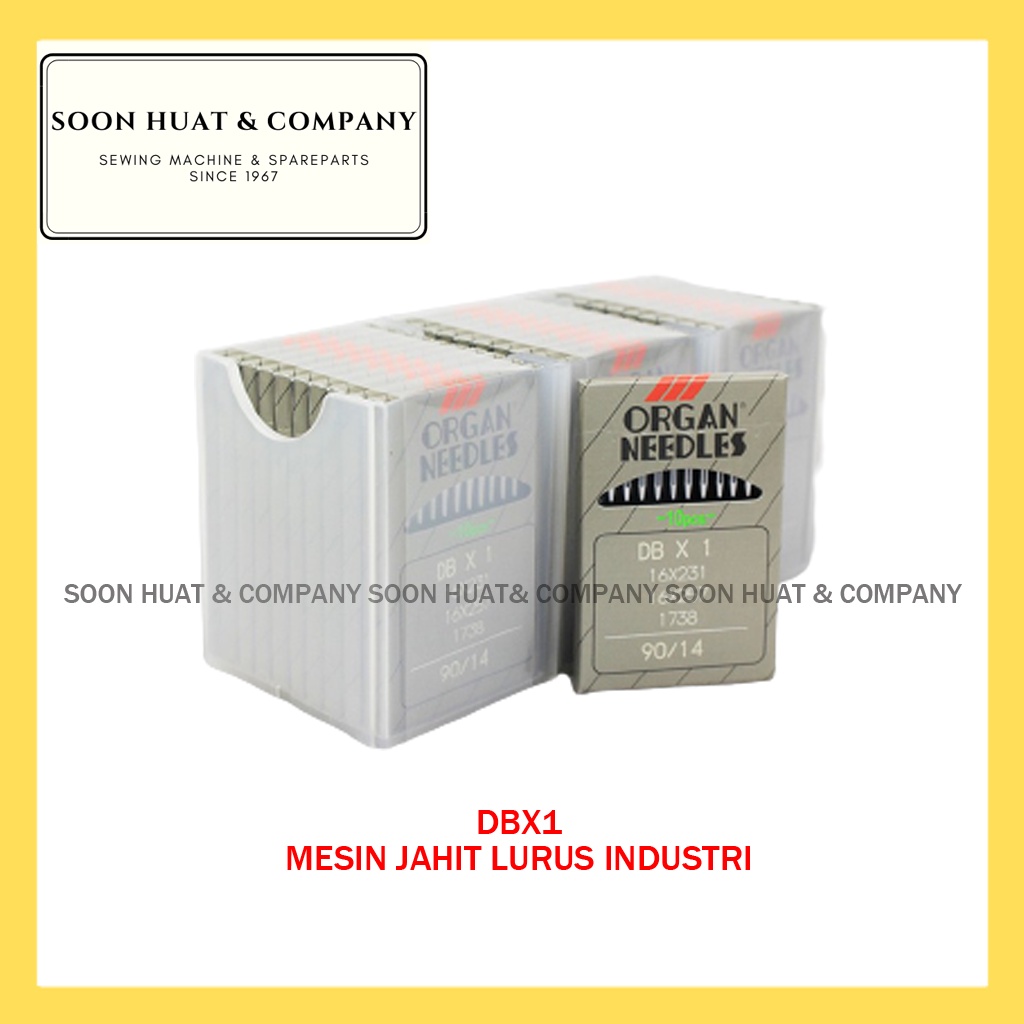 【ORGAN】DBX1 Jarum Mesin Jahit Lurus Industri / Needle Industrial Sewing Machine DBX1 | Shopee ...