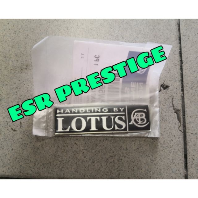 Handling by Lotus rear label emblem logo Original Proton | Shopee Malaysia