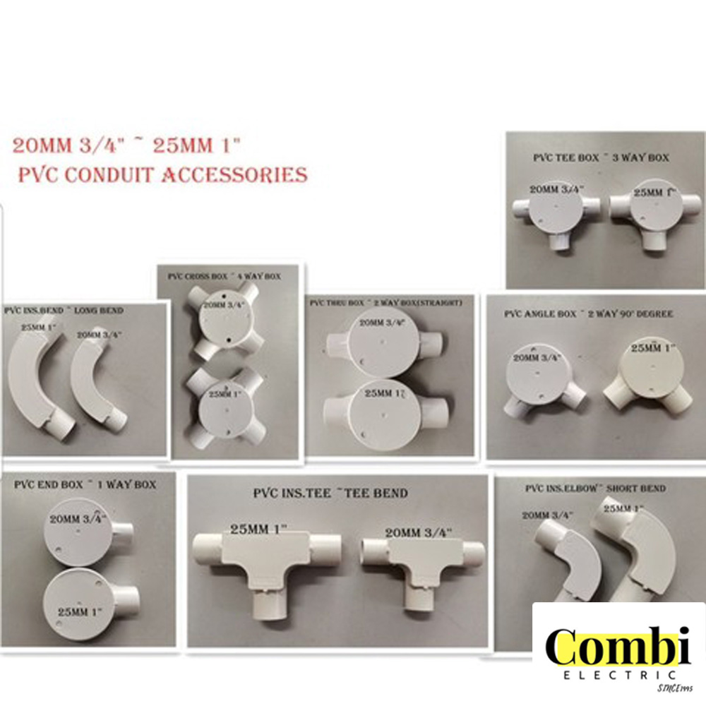 20MM 3/4" PVC CONDUIT BOX ACCESSORIES | Shopee Malaysia