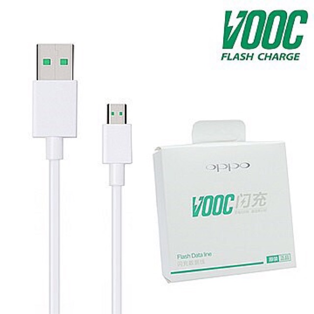 OPPO Original 1M Vooc Fast Charging Quick Charge Micro USB Cable ...