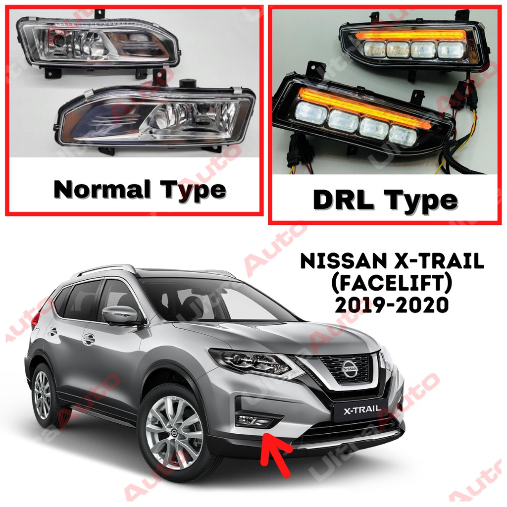 Nissan Xtrail X-trail Rogue DRL Foglamp Foglight Spotlight Set 2019 ...