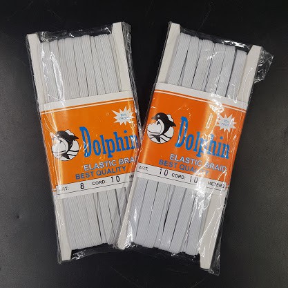 10mtrs White Dolphin Elastic Braid / Tali Getah Dolphin | Shopee Malaysia