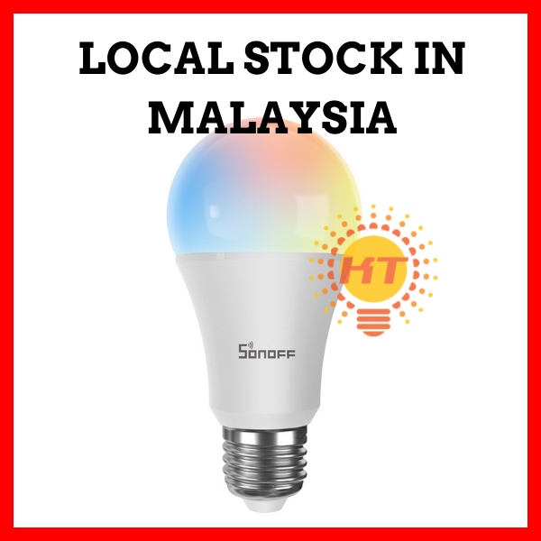 SONOFF LED Bulb B05-B-A60 Wi-Fi Smart 806LM E27 RGB+WW+CW Smart Light ...