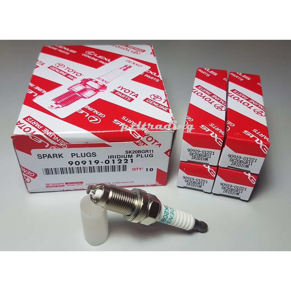Toyota Denso Iridium SK20BGR11 90919-01221 spark plug Caldina 2.0 D4 ...