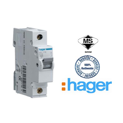 HAGER MY Series 6A ~40A 1 Pole MCB 4.5KA WITH SIRIM APPROVED | Shopee Malaysia