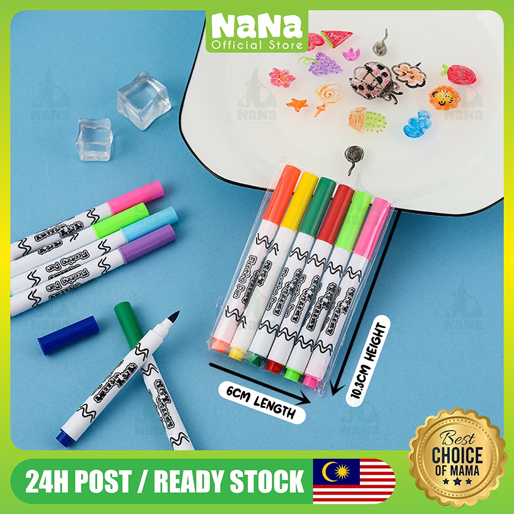 🔥Float On Water🔥NANA Magical Water Painting Floating Pen Magic Pen ...