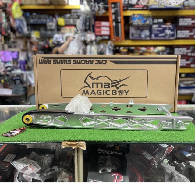 Swing Arm Magic Boy CNC Y15ZR/Y16 Rs150 RsxBush Silicon Yellow (2+inchi ...