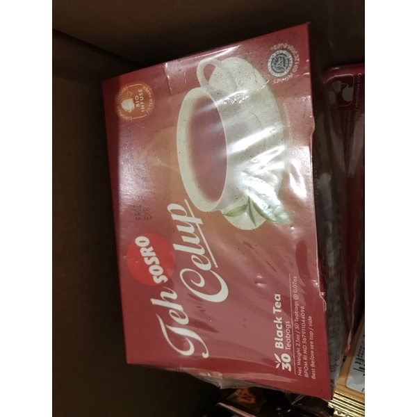 Sosro tea bags box 30s | Shopee Malaysia
