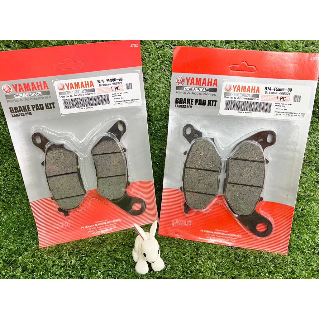 XMAX 250 SCOOTER BRAKE PAD 100% ORIGINAL YAMAHA JAMIN 100% | Shopee ...