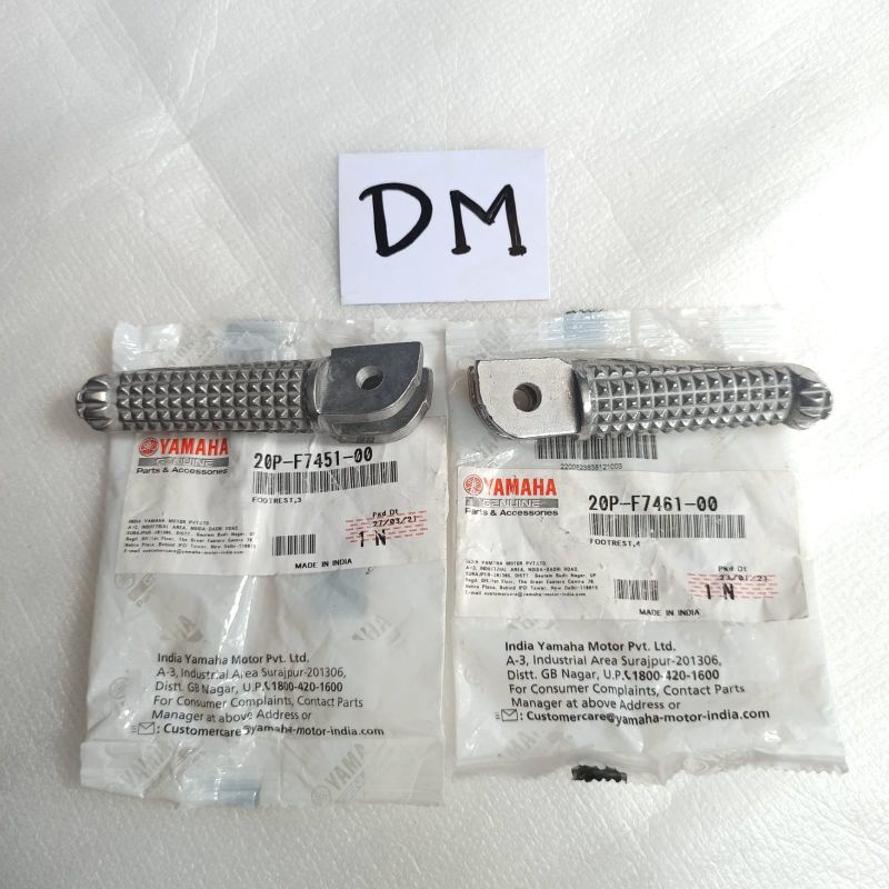 Iron footstep front right left footrest R15 R 15 V2 Xabre XSR 20P-F4451 ...