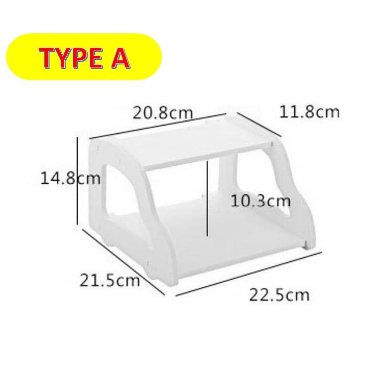 💥Maju.Online💥DVD Player Rack TV Rack Top Box Floating Storage Shelf ...