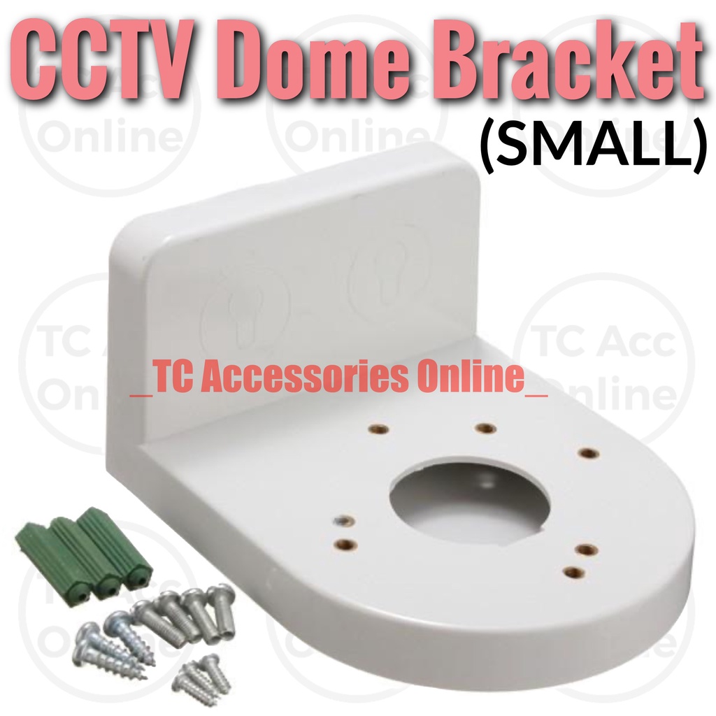 Dome Bracket Wall Mount SMALL for CCTV Camera (L SHAPE) | Shopee Malaysia