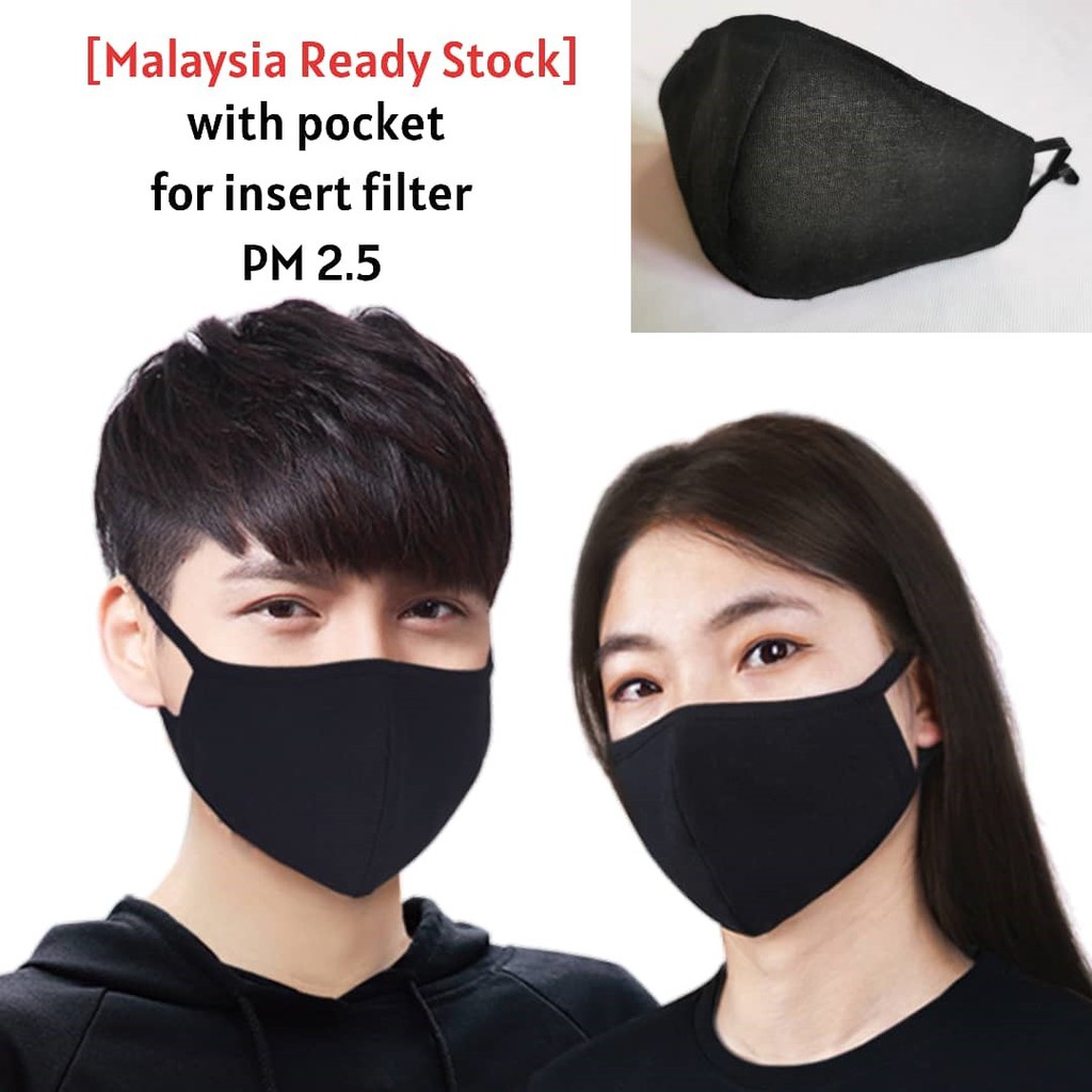 FACE MASK (WITH POCKET) | Shopee Malaysia