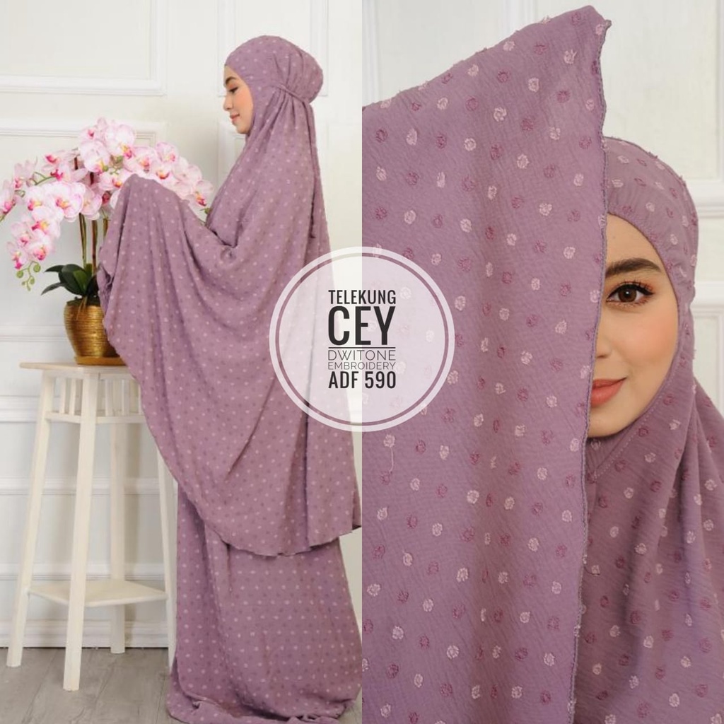 TELEKUNG CEY EMBROIDERY DWI TONE SUPER SELESA [PREMIUM]. TELEKUNG ...