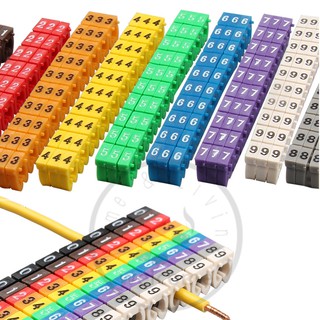 Wire Marker Tag Label Network Cable for Cat5e Cat6 Type Multicolor ...