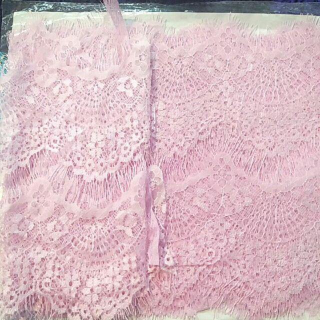 EYELASH LACE / LACE 2 LAYER (meter) | Shopee Malaysia