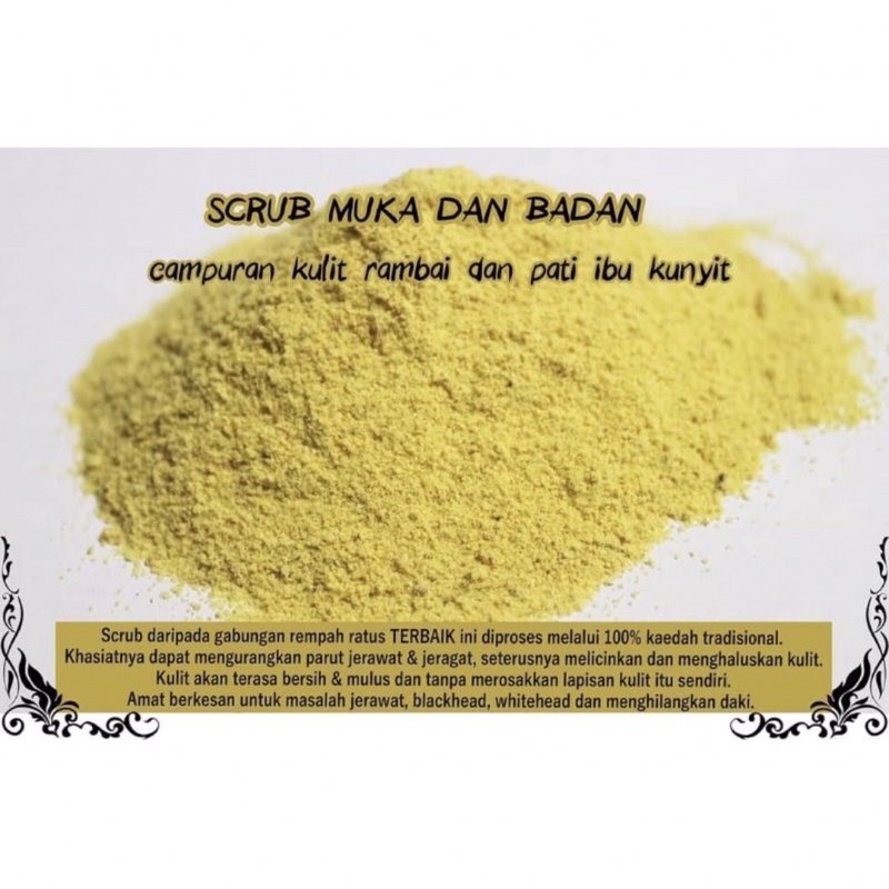 BODY SRUB ATAU BEDAK KULIT RAMBAI 600g | Shopee Malaysia