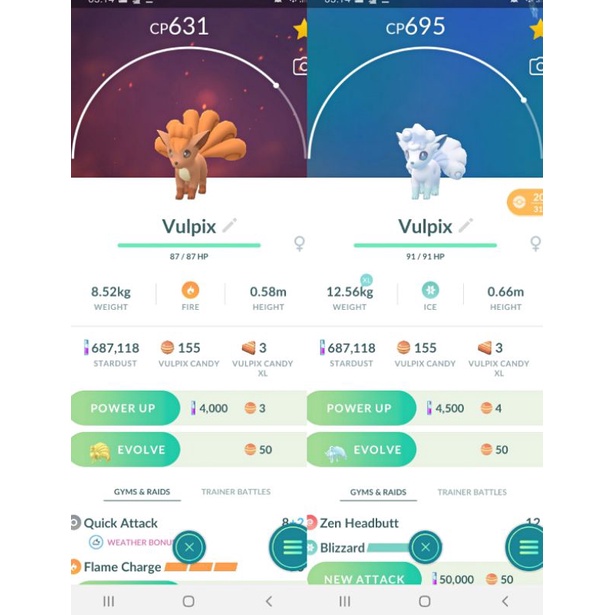 (37) Vulpix Pokemon Go Trade (Ice/Fire) | Shopee Malaysia