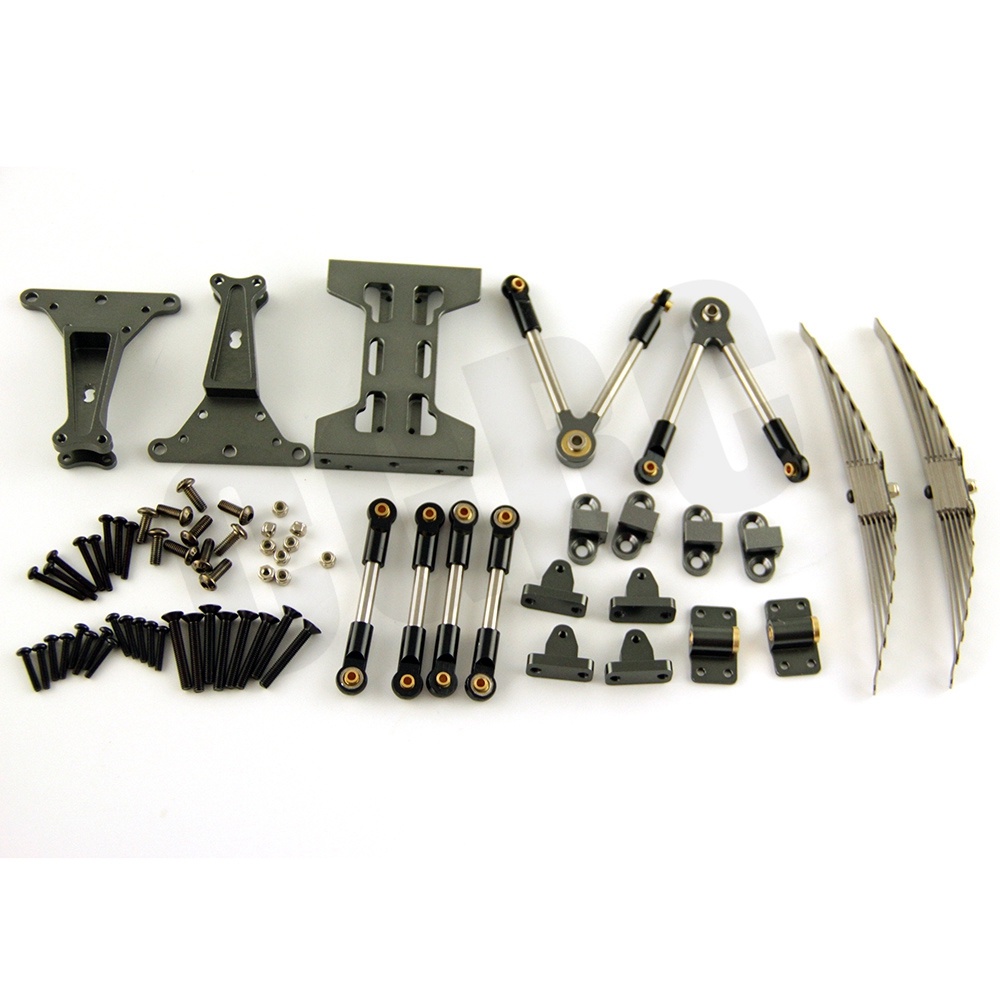 Metal Rear axle suspension Assembly Outfit Kit For Tamiya 1/14 RC Truck ...
