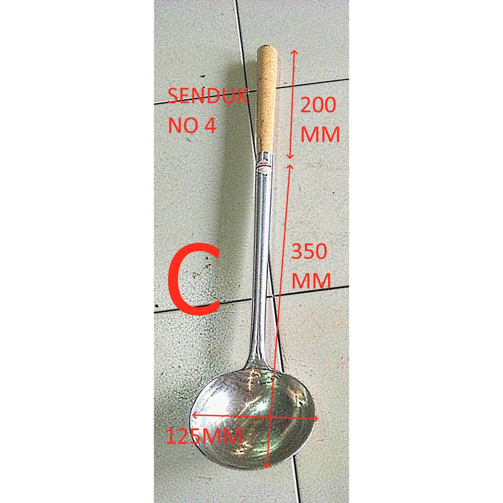 SENDUK GULAI/SENDUK KAWAH/SENDUK SUP BESI TEBAL HULU KAYU | Shopee Malaysia