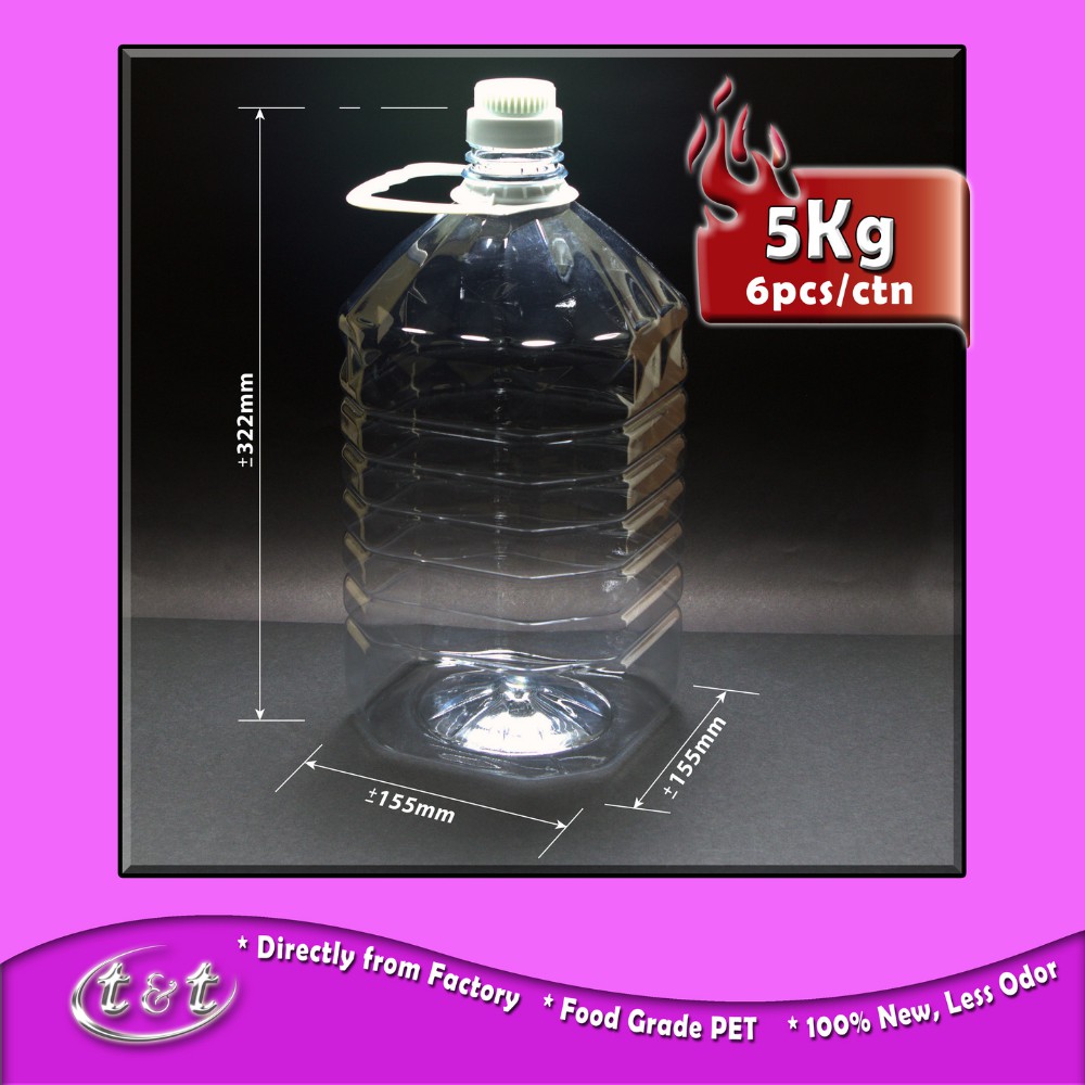 Plastic Bottle PET Botol Plastik Kosong 空瓶子 250ml/350ml/500ml/600ml ...