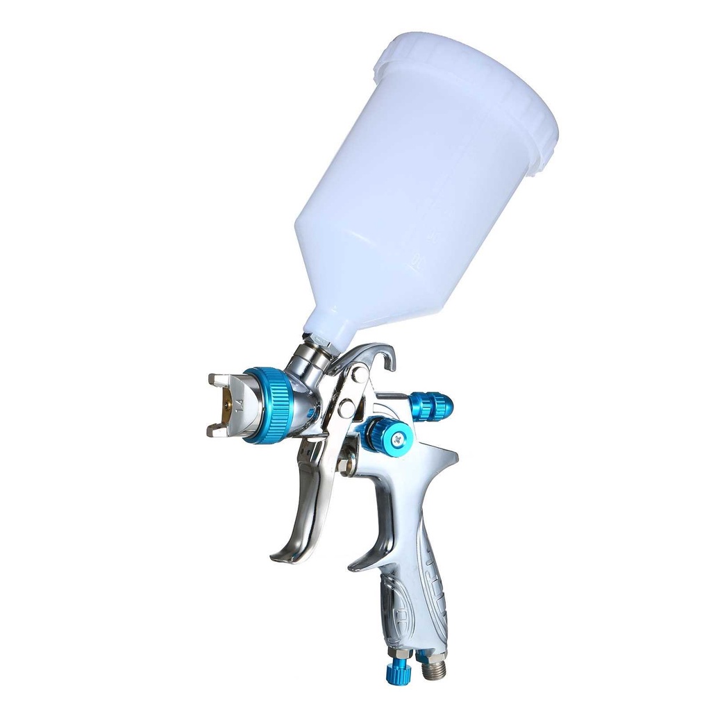 Spray Gun Gravity Feed Paint Sprayer with 600ml Cup 1.4mm Nozzle for ...