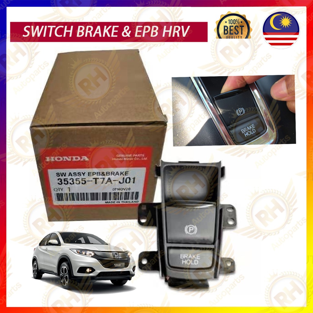 Honda HRV EPB Switch & Brake Hold Button Switch Brake Switch Original ...