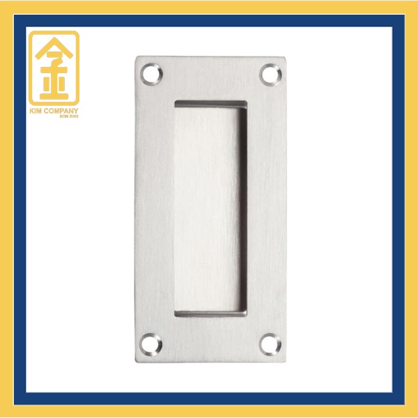 (Clearance) 4" X 2" SUS304 Door Flush Recessed Pull (2Pcs Per Pack ...