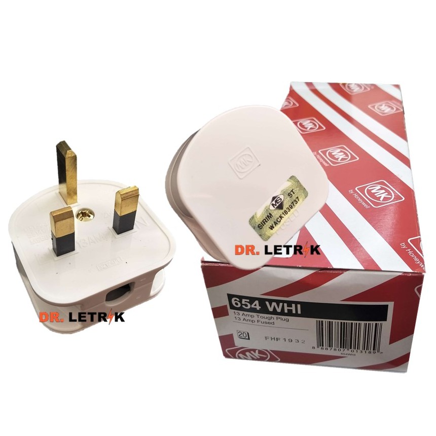 MK 13A Plug Top MK654 WHI (Sirim Approved) White 250v | Shopee Malaysia