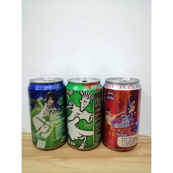 Pepsi 7up Sprite Fido Dido Empty can set | Shopee Malaysia