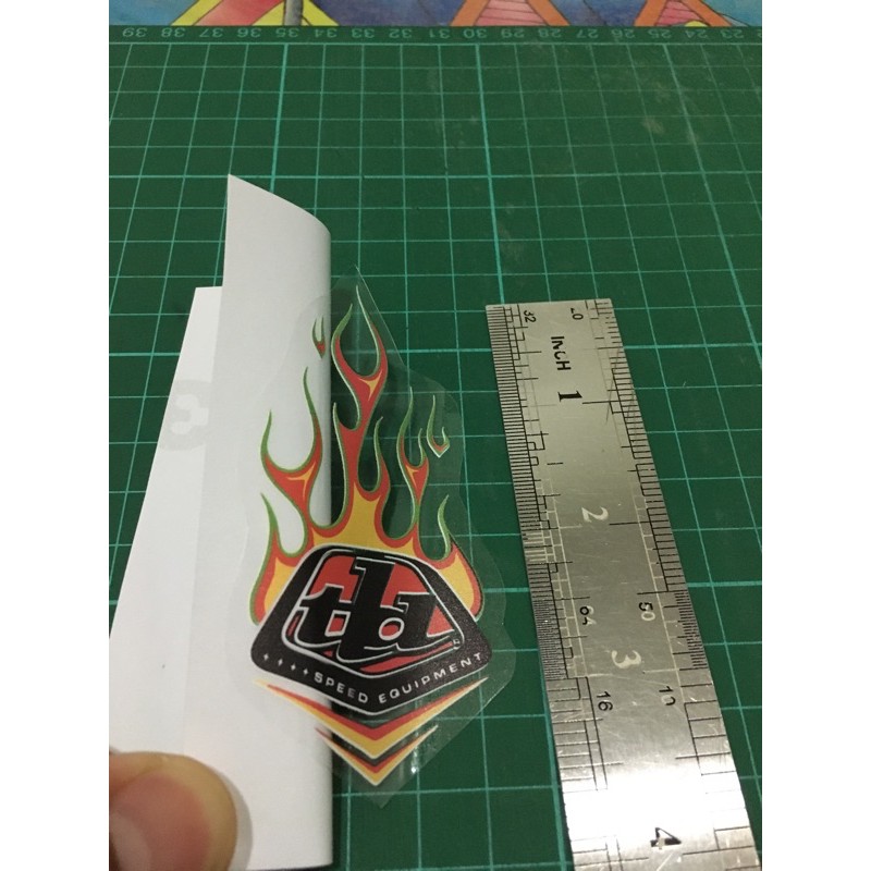 Troy lee designs sticker logo fire | Shopee Malaysia