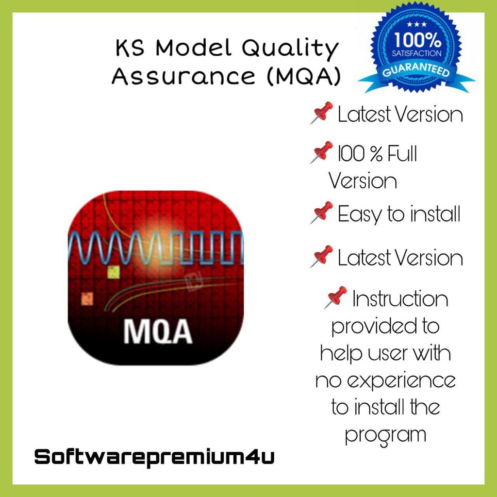 KS Model Quality Assurance (MQA) 2020.1 🔥【 Full Version 】🔥 | Shopee Malaysia