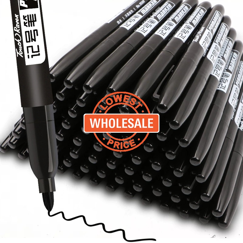 Permanent Marker Pen/Waterproof Ink Thin Nib Crude Nib 1.5mm Fine Color ...