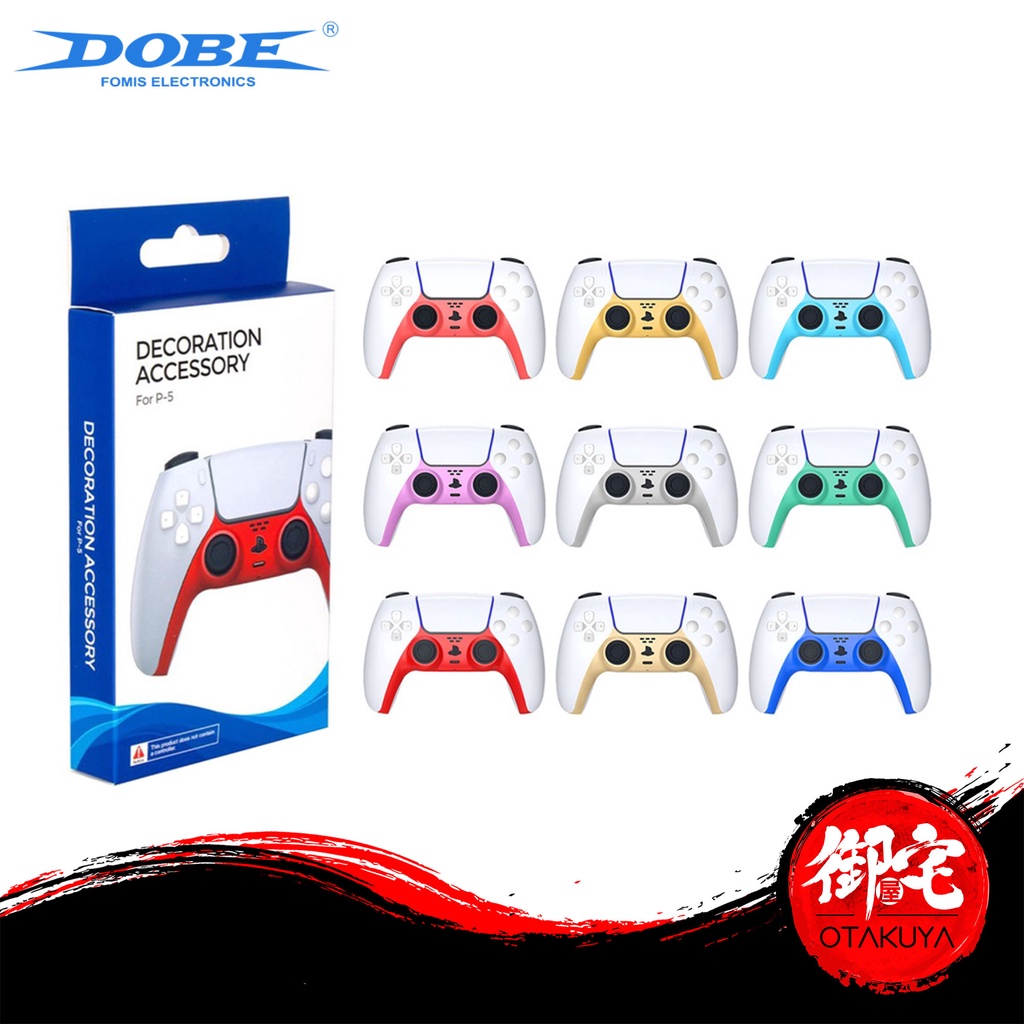 DOBE PS5 Dualsense Controller Decorative Strip Replacement Shell Cover ...