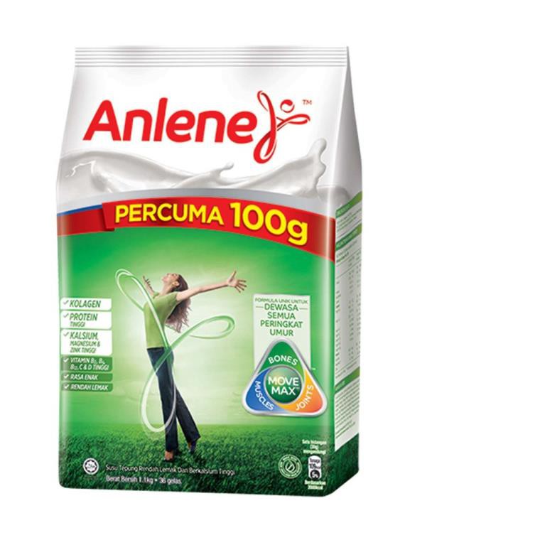 ANLENE Regular 1kg FREE 100g | Shopee Malaysia
