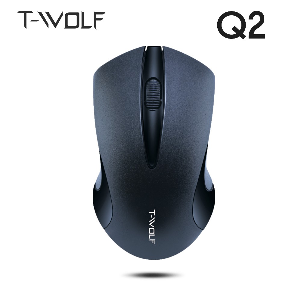 T-WOLF Q2 2.4GHz Wireless Mouse USB Optical Mouse Tinytech M314 MX350 ...