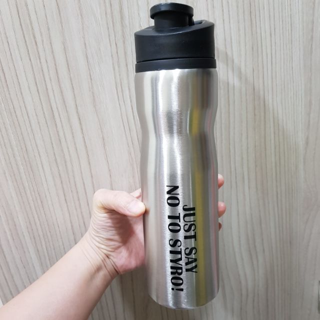 Tumbler JUST SAY NO TO STYRO! | Shopee Malaysia