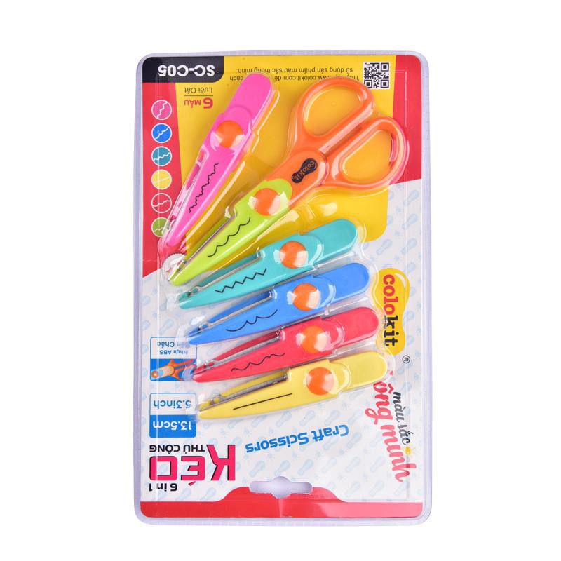Colokit Hand Drawn - With 6 creative scissors (Set of 6 blades) diverse ...