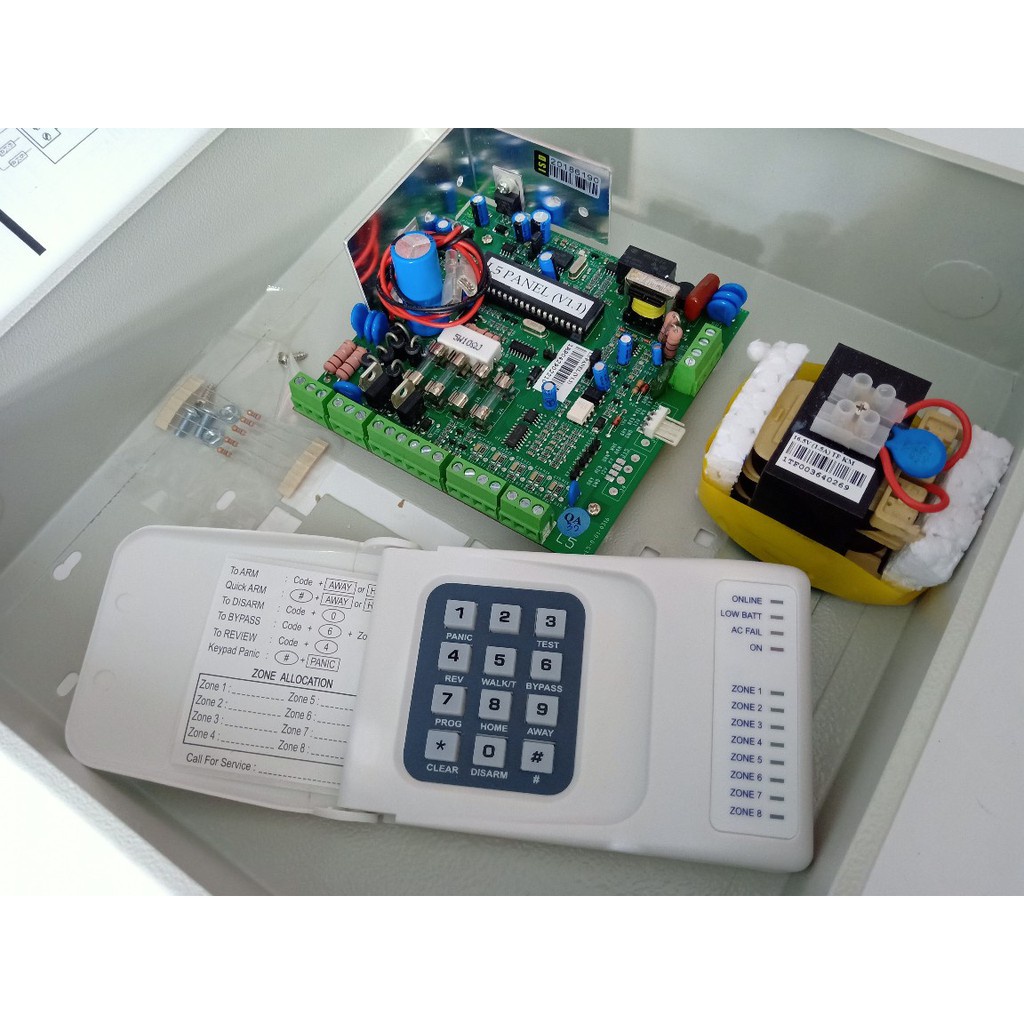 I-SECURE SUPA SQ BASIC PACKAGE ( 5 ZONES)METAL ＆siren box | Shopee Malaysia