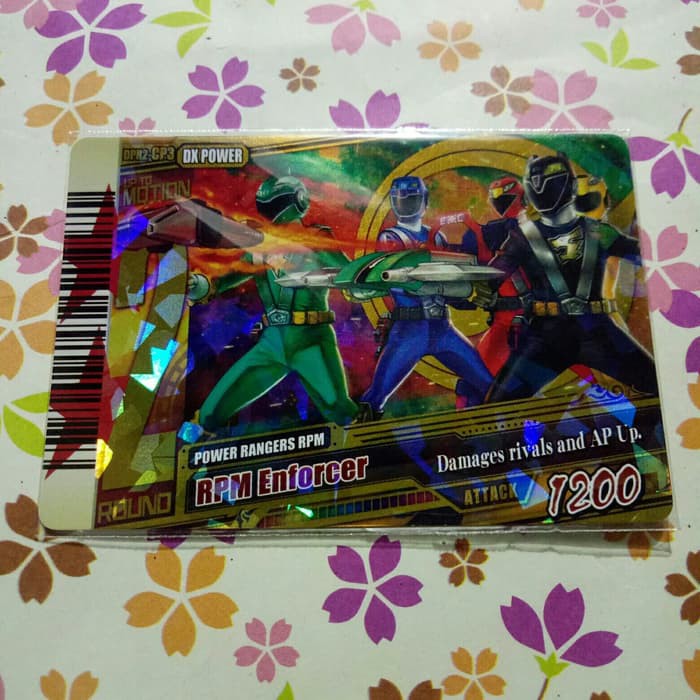 Power ranger card battle gold dx power ranger RPM enforcer v2 | Shopee ...