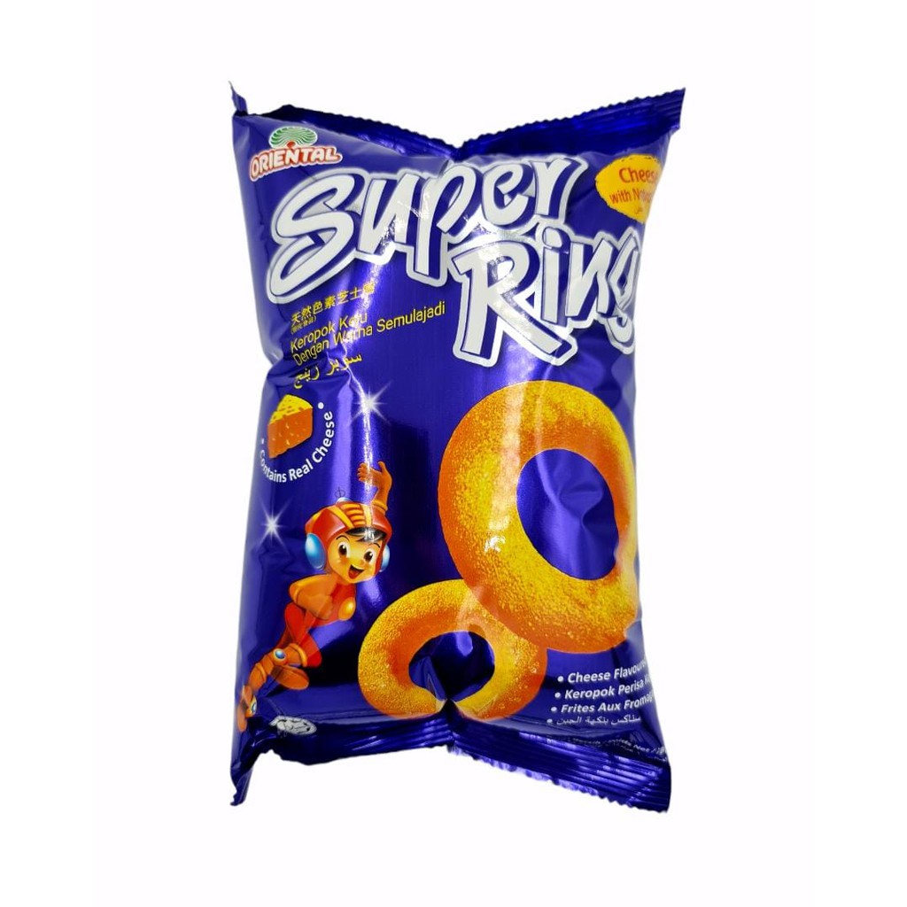 Original Super Ring Cheese Snack /Natural Color -Per Pack 60g | Shopee ...