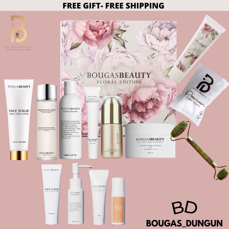 BOUGAS BEAUTY SERUM/ BOUGAS CLEANSER/ BOUGAS MOISTURIZER/ BOUGAS ...