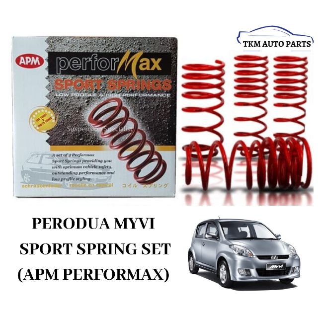 PERODUA MYVI SPORT SPRING SET (APM PERFORMAX) | Shopee Malaysia