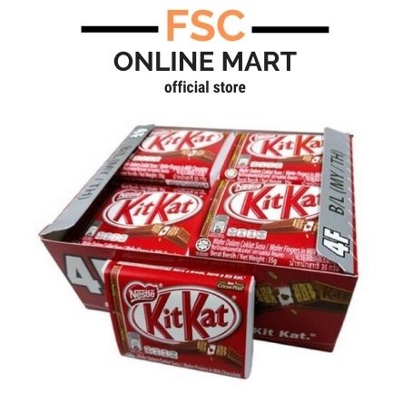 [FSC] Nestle KitKat 4Finger Choco Bar 35gm x 24 pieces | Shopee Malaysia