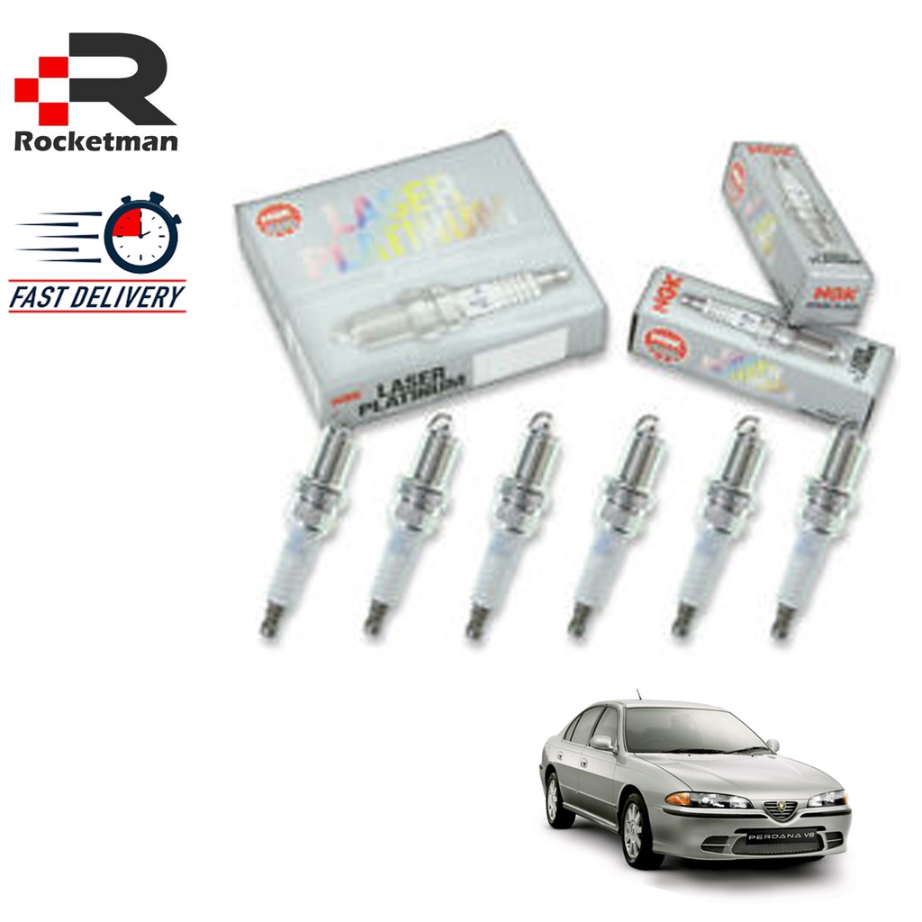 NGK LASER PLATINUM SPARK PLUG PROTON PERDANA V6 | Shopee Malaysia